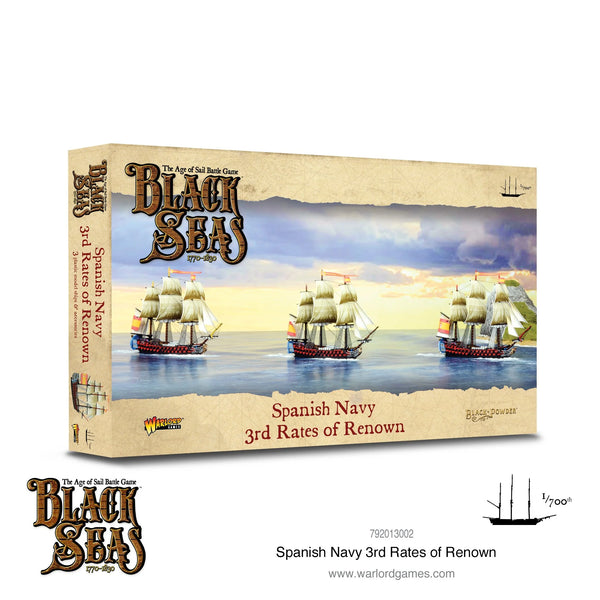 Black Seas - Spanish Navy 3rd Rates of Renown – The Tabletop Strategist