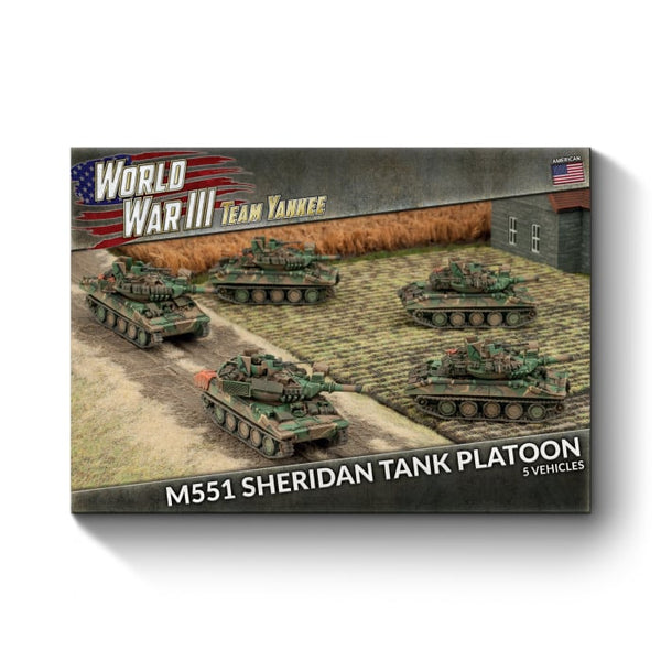 World War III: Team Yankee M551 Sheridan Tank Platoon – The Tabletop ...