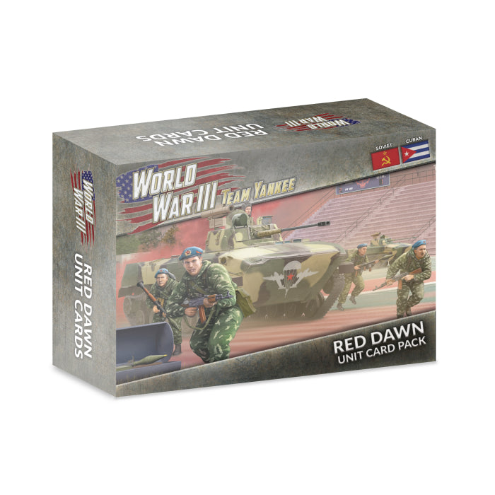 World War III: Team Yankee Red Dawn Unit Card Pack – The Tabletop ...